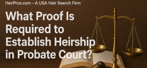 What Proof Is Required to Establish Heirship in Probate Court? - Heir Pros